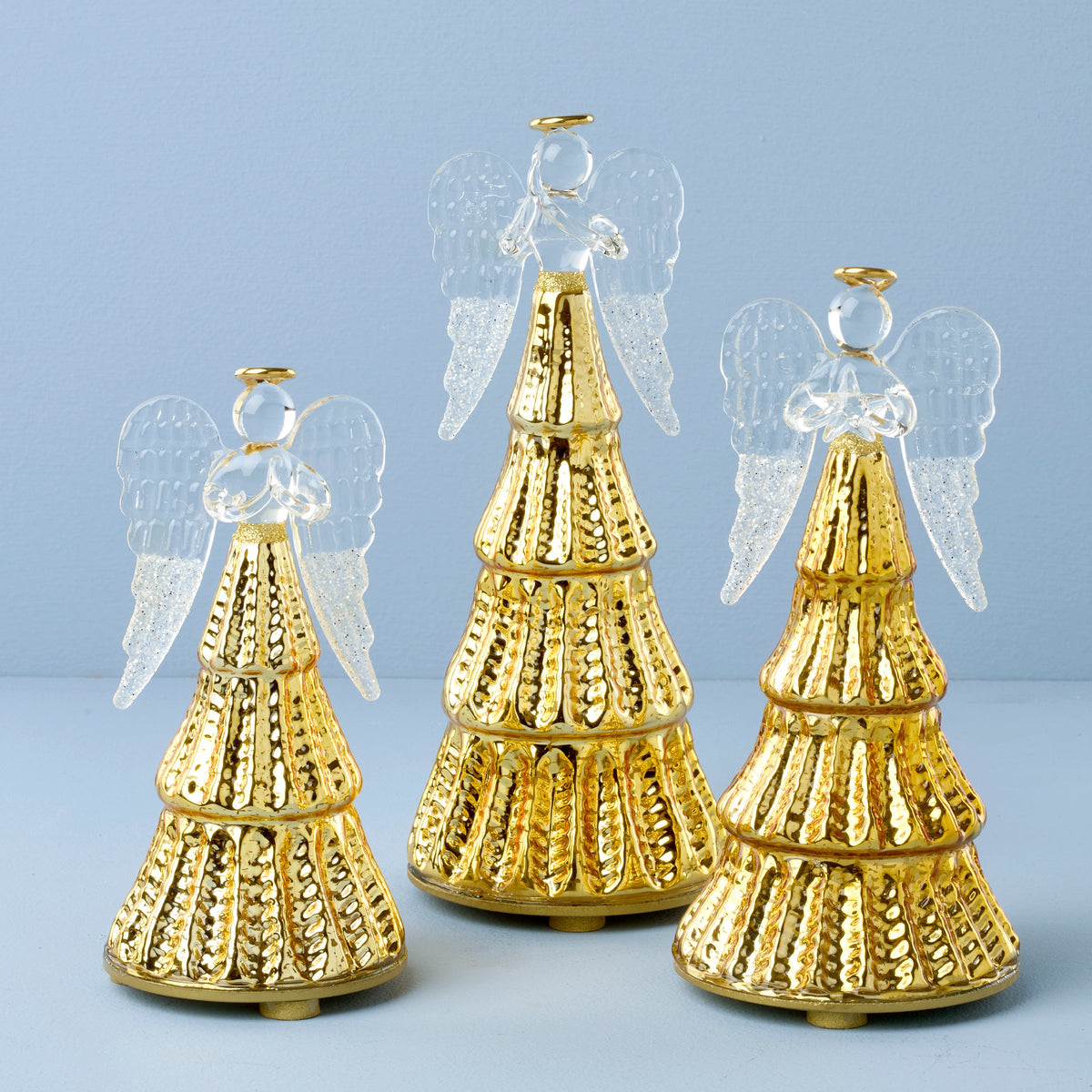 Radiant Light Lit Angel Figurines 3-Piece Set – Lenox Corporation