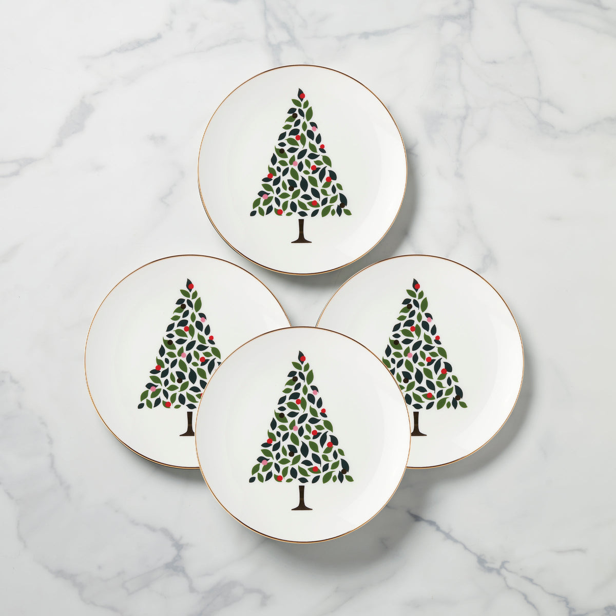 Evergreen Accent Plates - Set of 4 – Lenox Corporation