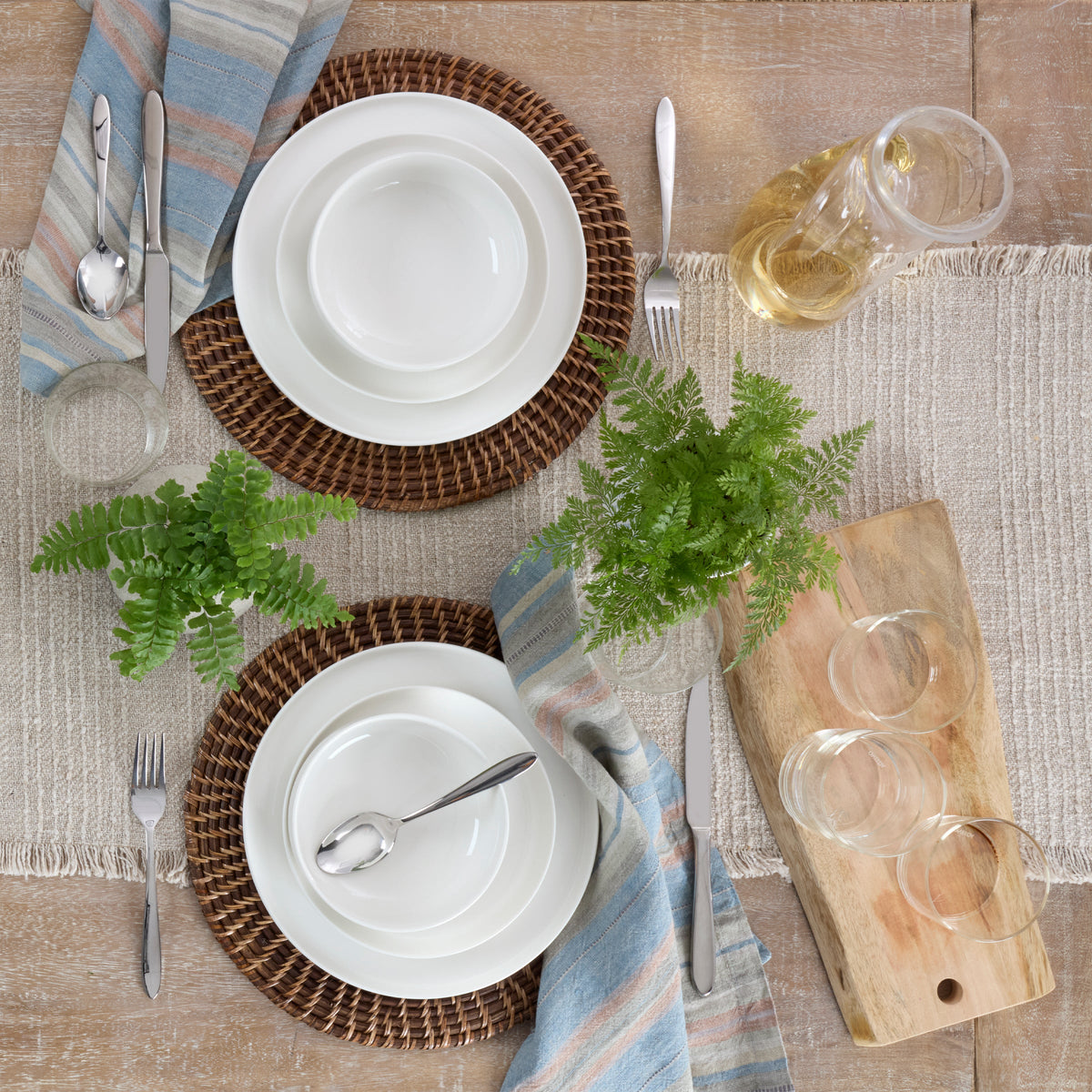 24 Seven White 12-Piece Dinnerware Set – Lenox Corporation