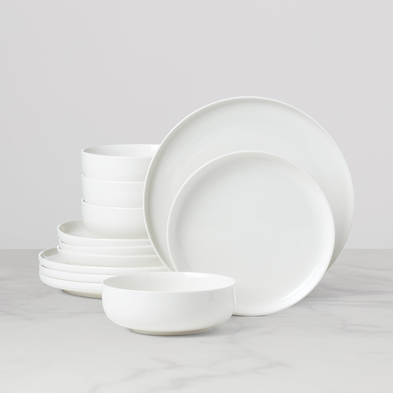 24 Seven White 12-Piece Dinnerware Set – Lenox Corporation