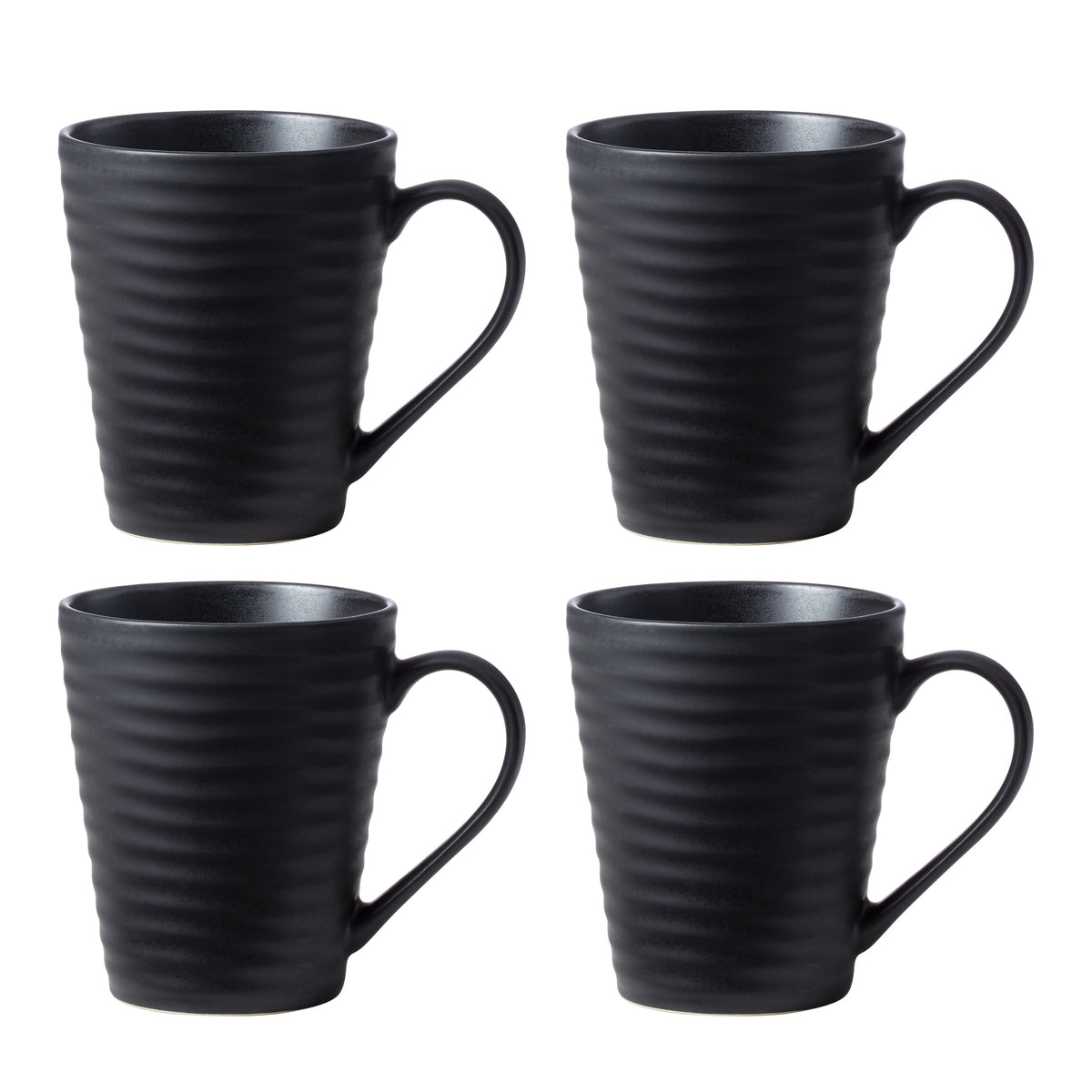 Ridge Black Mugs, Set of 4 – Lenox Corporation