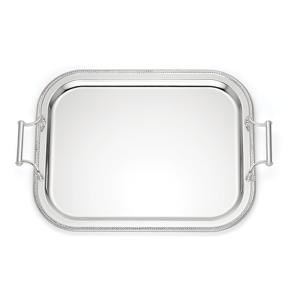 Silverplate Rectangular Tray With Handles – Lenox Corporation