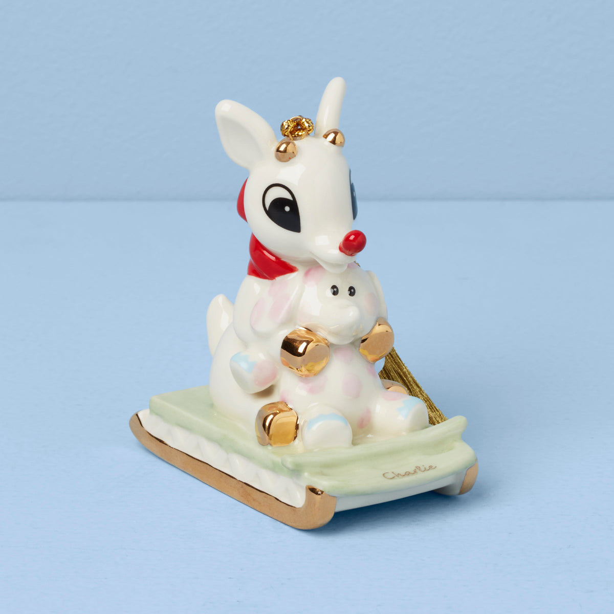 Personalized Rudolph with Misfit Elephant Ornament – Lenox Corporation