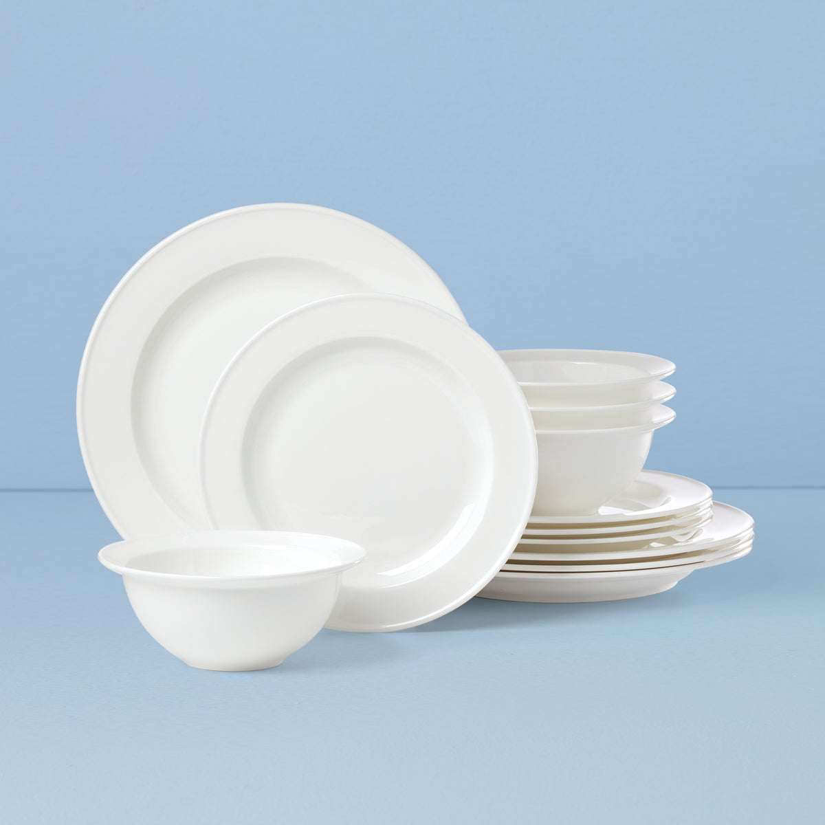 Studio 1414 Rimmed 12-Piece Dinnerware Set – Lenox Corporation