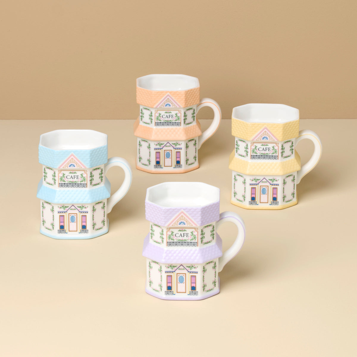 Lenox Spice Village Mugs, Set of 4 – Lenox Corporation
