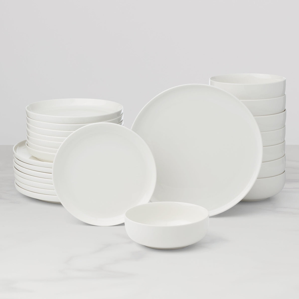 24 Seven White 24-Piece Dinnerware Set – Lenox Corporation