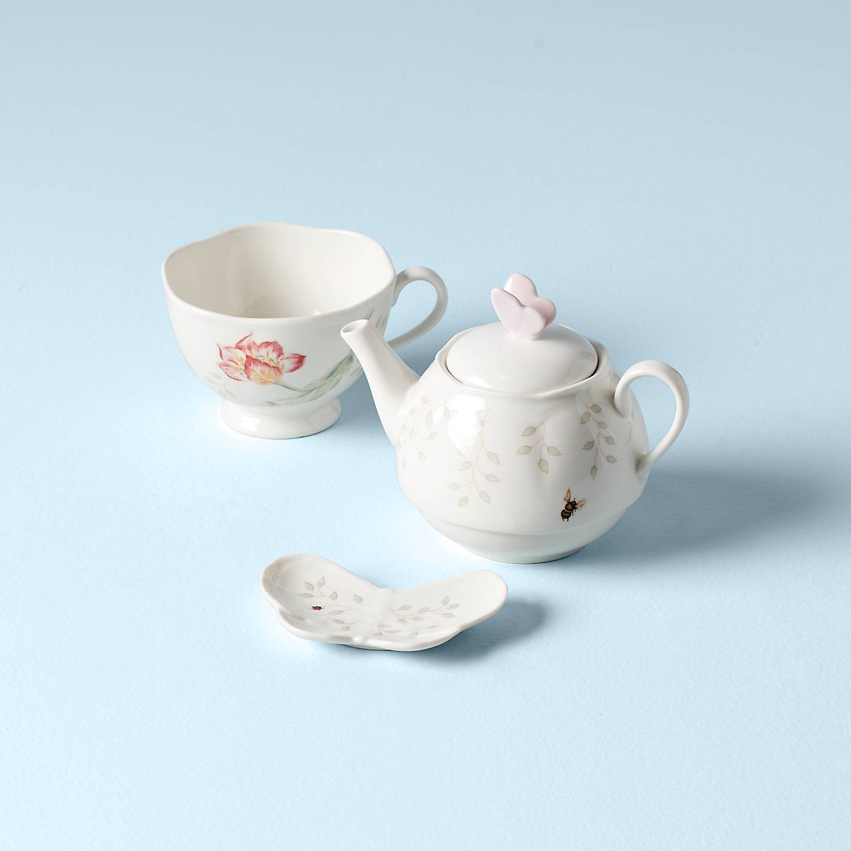 Butterfly Meadow 3-Piece Tea Set – Lenox Corporation