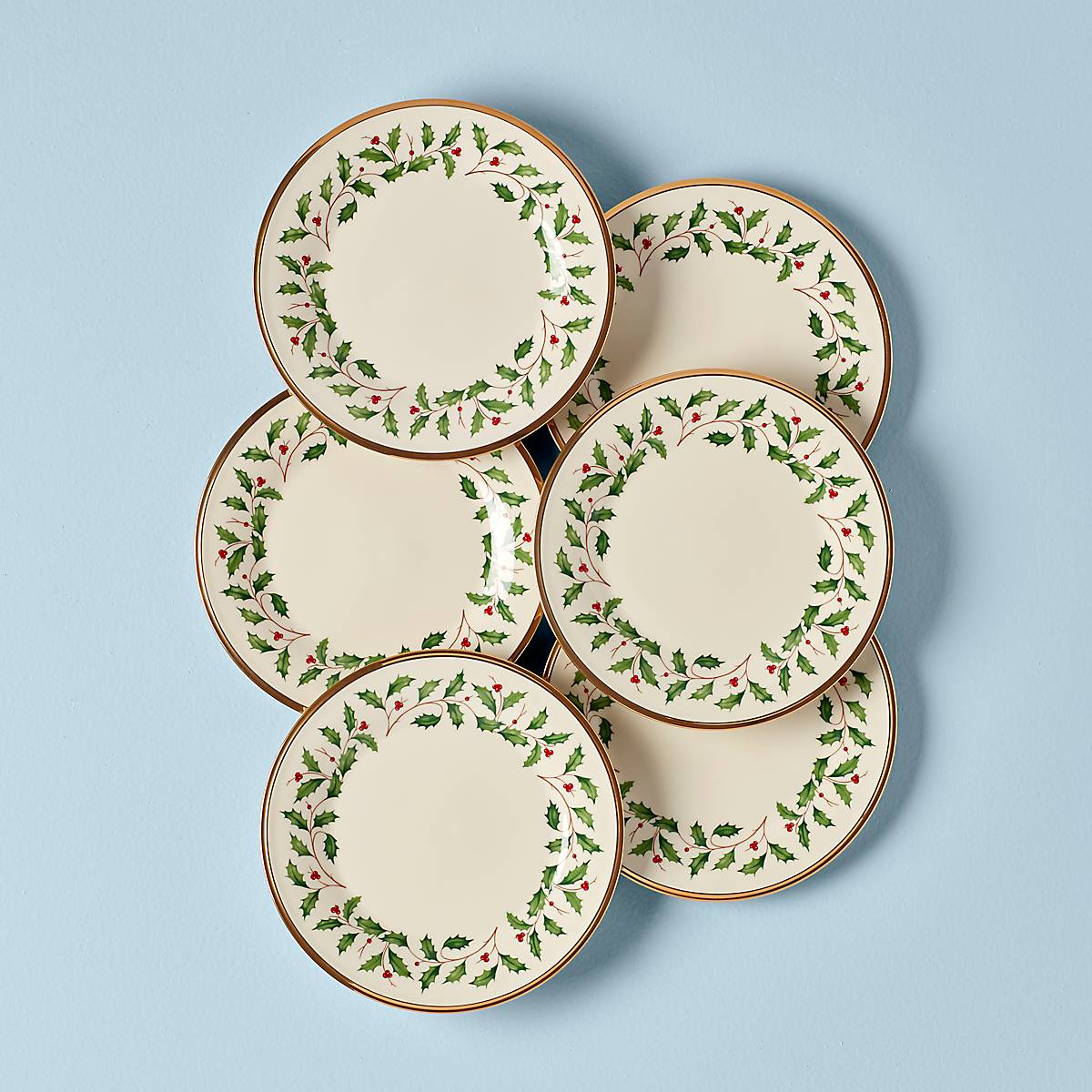 Holiday 6-Piece Salad Plate Set – Lenox Corporation