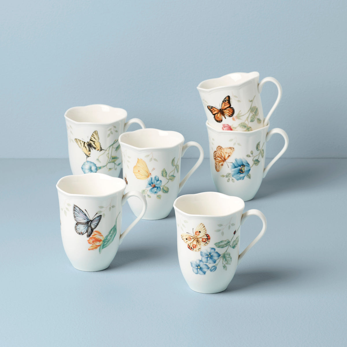 Butterfly Meadow Mugs, Set of 6 – Lenox Corporation